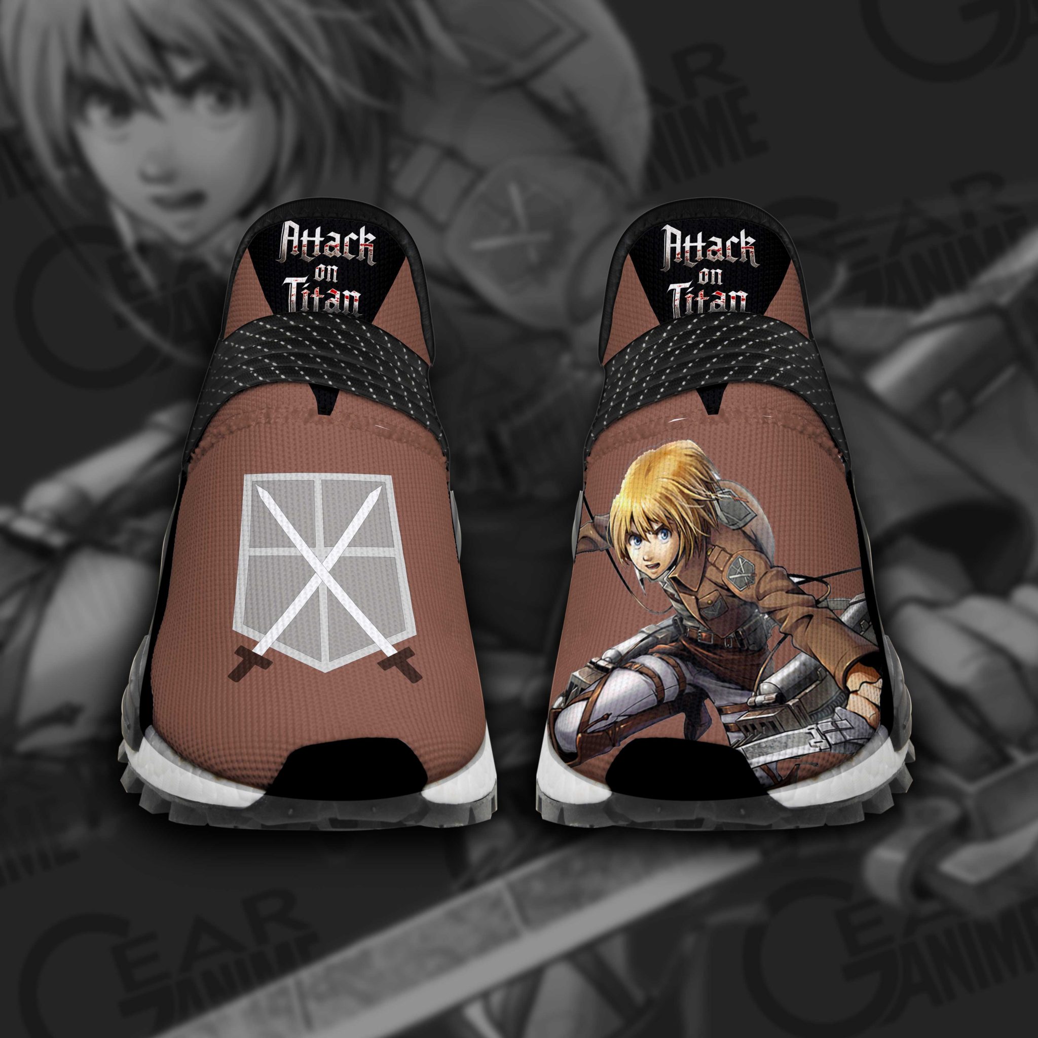 Attack On Titan AOT Armin Arlert NMD Shoes - Attack On Titan Stuff